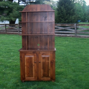 Reclaimed Barnwood Bookcases, Desks and Hall Tress